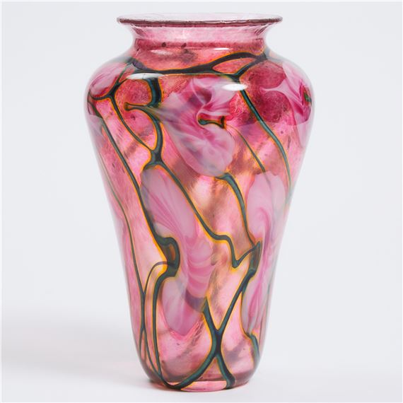 John Lotton | 'Leaf and Vine' Glass Vase, 1992 (1992) | MutualArt