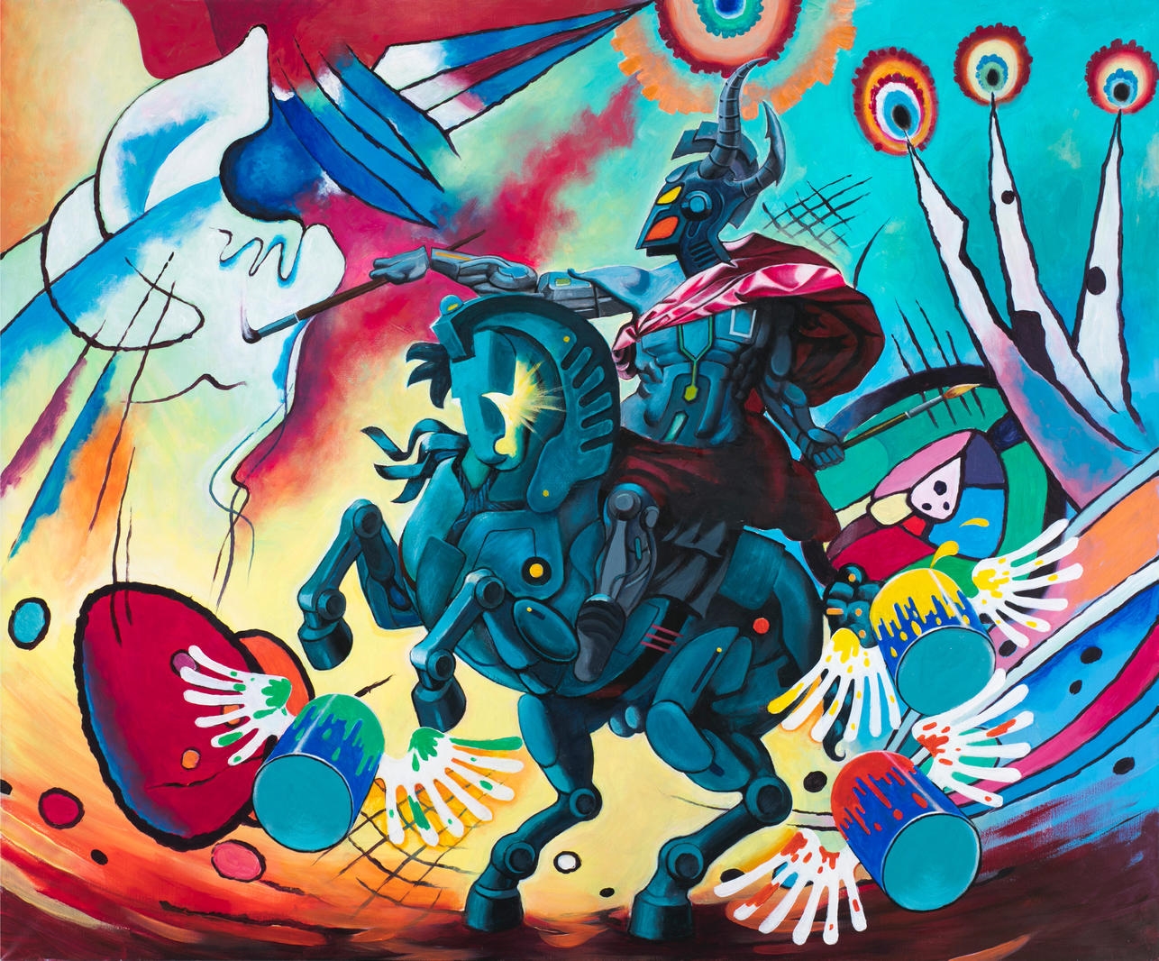 Alexander Savko | Glory to cyborg artists (2022) | MutualArt