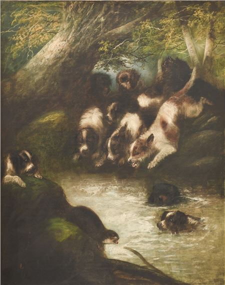 Edward Armfield | An Otter hunt | MutualArt
