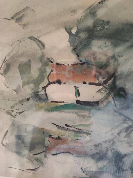 Abel Bertram | Landscape with a boat | MutualArt