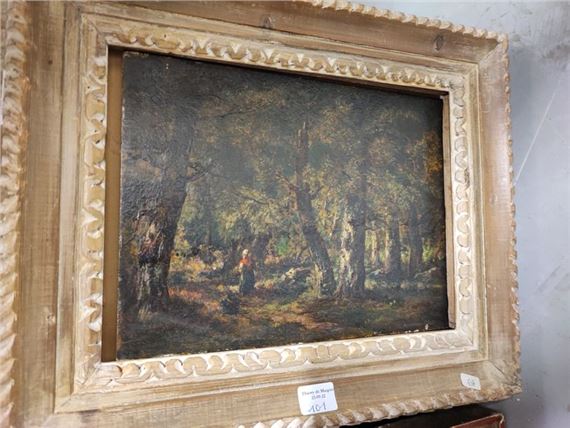 Barbizon School, 19th Century | Landscape in the forest | MutualArt