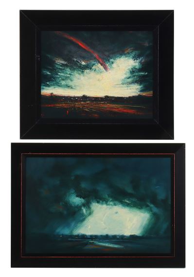 David Melby | Gathering Storm: A Wash of Light and Untitled (Late 20th ...