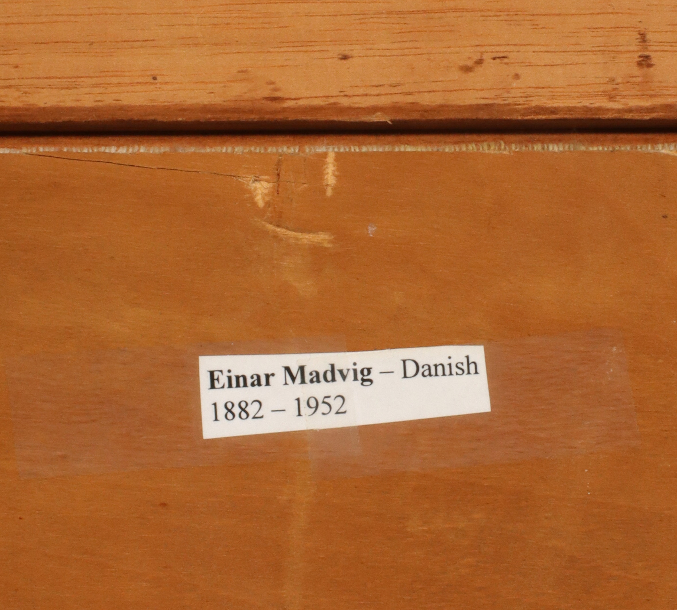 Einar Madvig | Danish Sculptor Thomas Hansen at Work (1930) | MutualArt