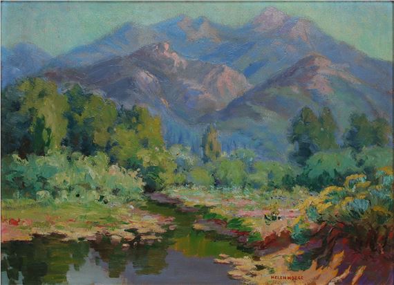 Helen Augusta Iserman Francis Hodge | Taos Mountain (Circa 1926) | MutualArt