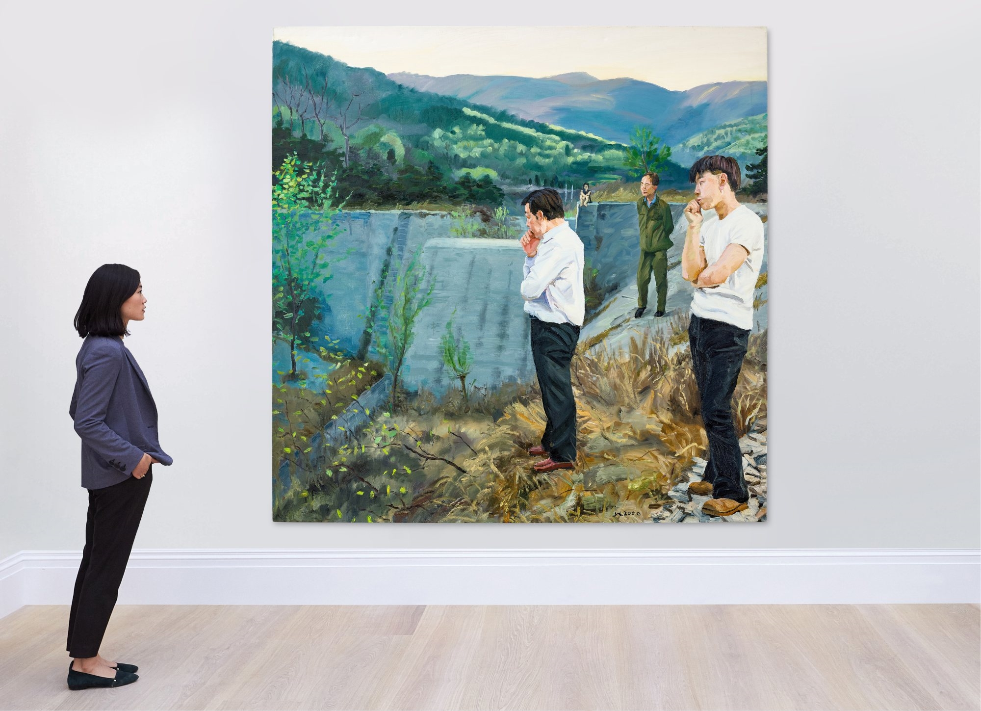 Liu Xiaodong | Watching (2000) | MutualArt