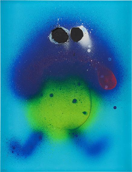 Jon Burgerman | Blue Frog | MutualArt