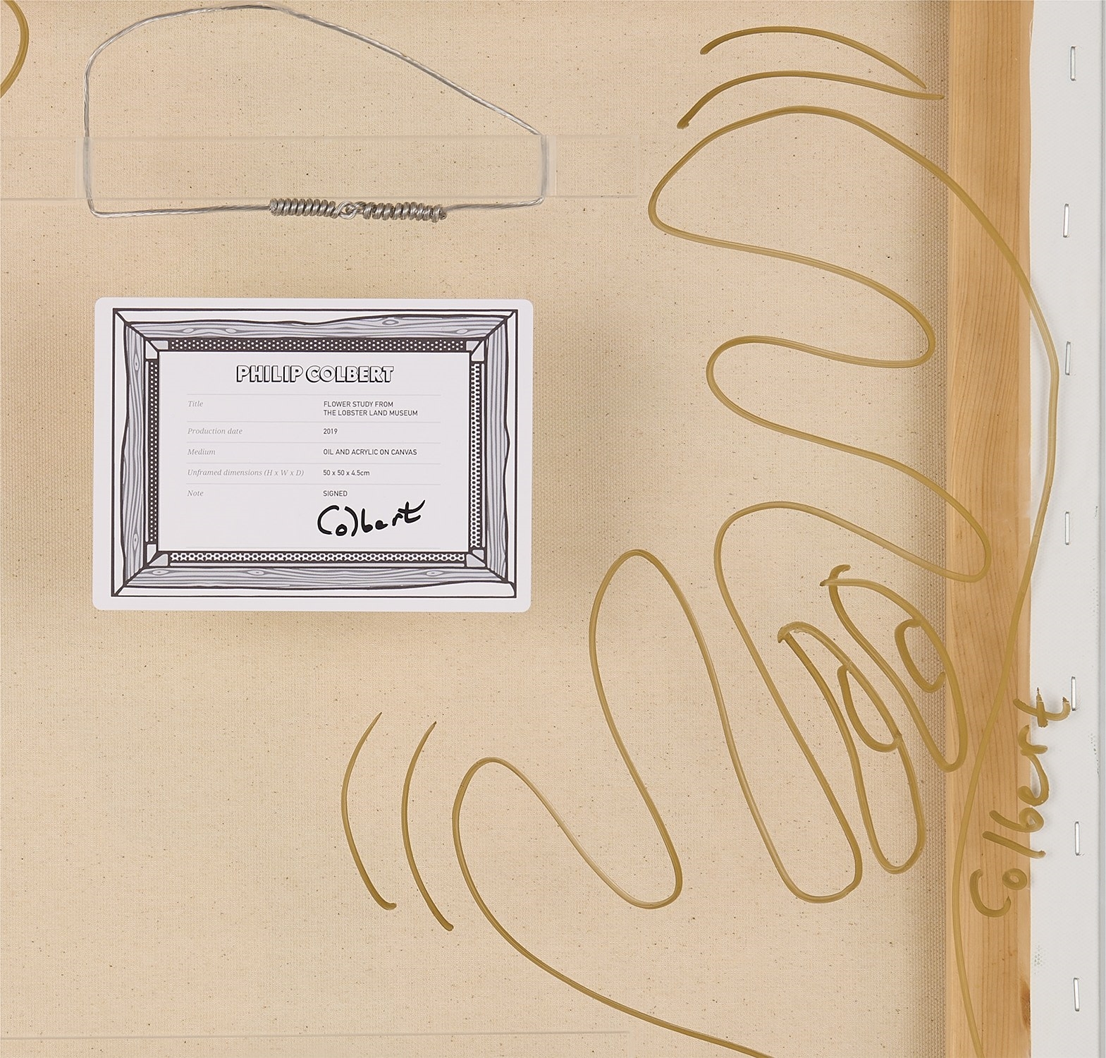 Philip Colbert | Flower Study From The Lobster Land Museum (Orange ...