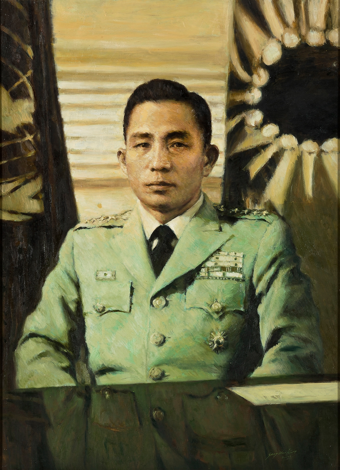 Kim Sangu | Portrait of Park ChungHee (2002) | MutualArt