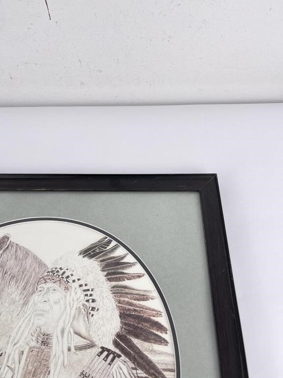 James Ray Wilson | Sioux Indian Drawing | MutualArt