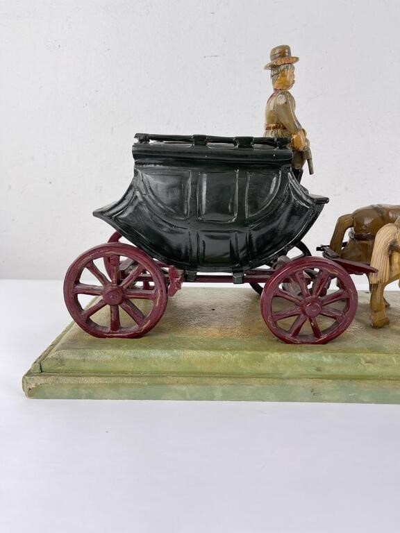 American School | Art Wood Stagecoach | MutualArt