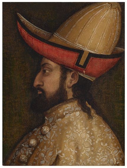 Gentile Bellini | Portrait of John VIII Palaeologus (1392-1448), bust ...