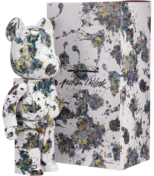 Be@rbrick | Jackson Pollock Studio (Splash) 1000% (2020) | MutualArt