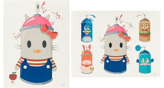 Dabs & Myla | Spray Can-Hello Kitty (2012) | MutualArt