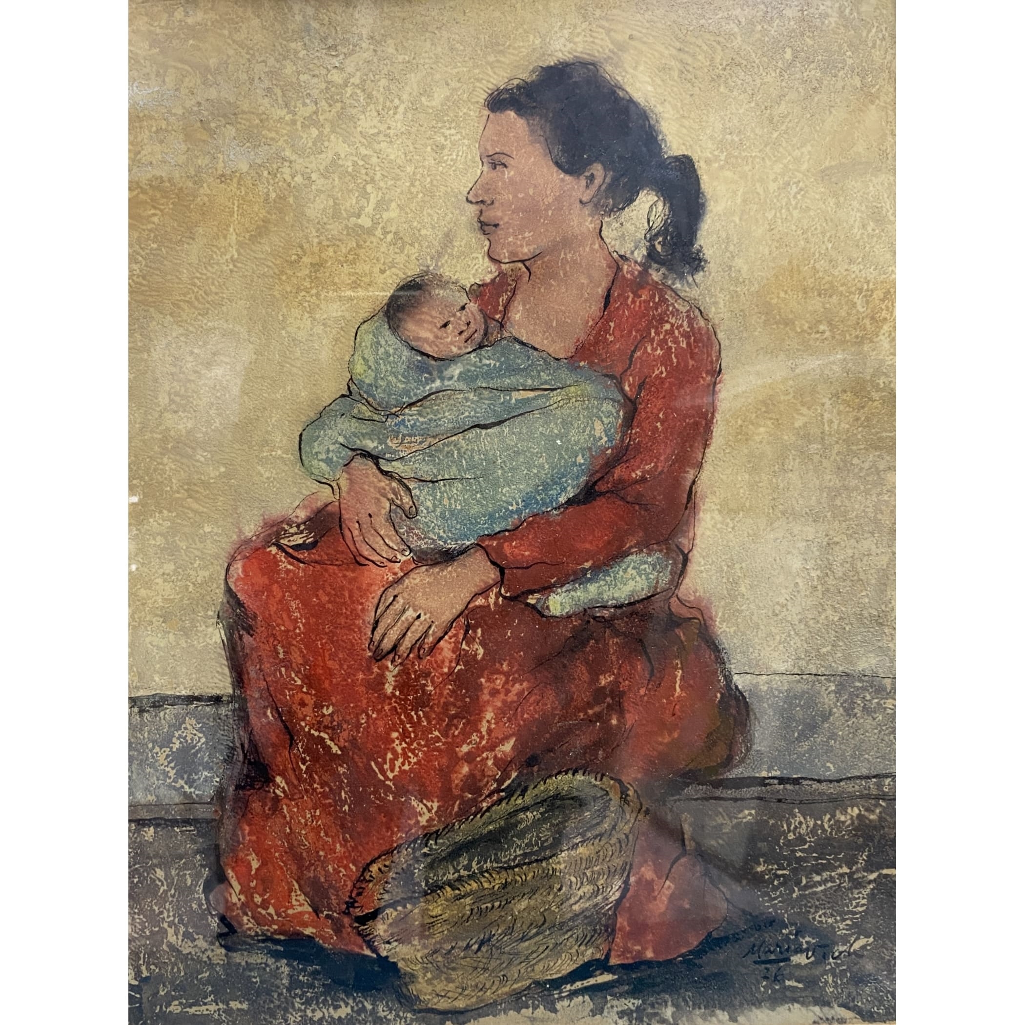 Maria Vich | Maternidad (1976) | MutualArt