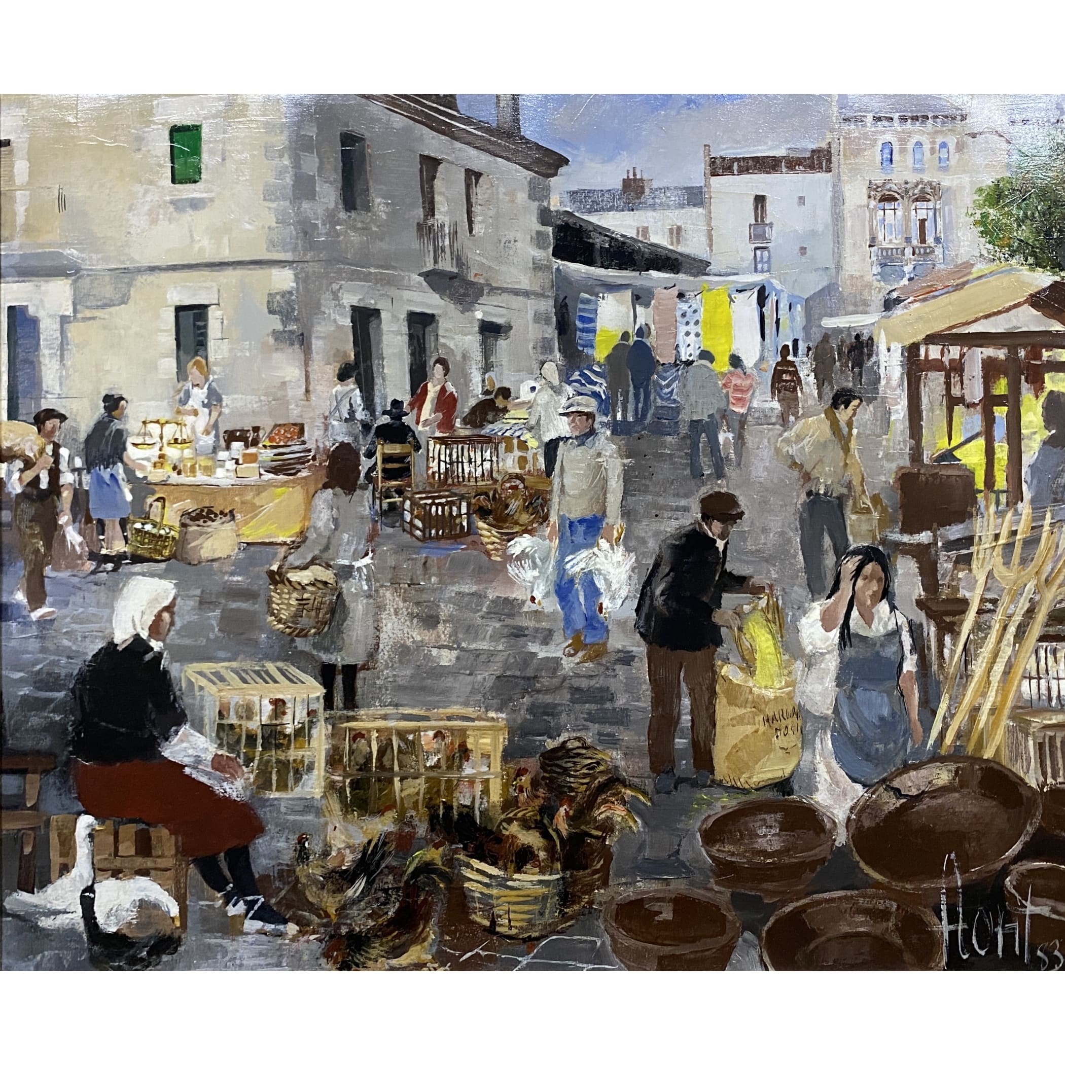 José Luis Florit Rodero | Día de mercado (1983) | MutualArt