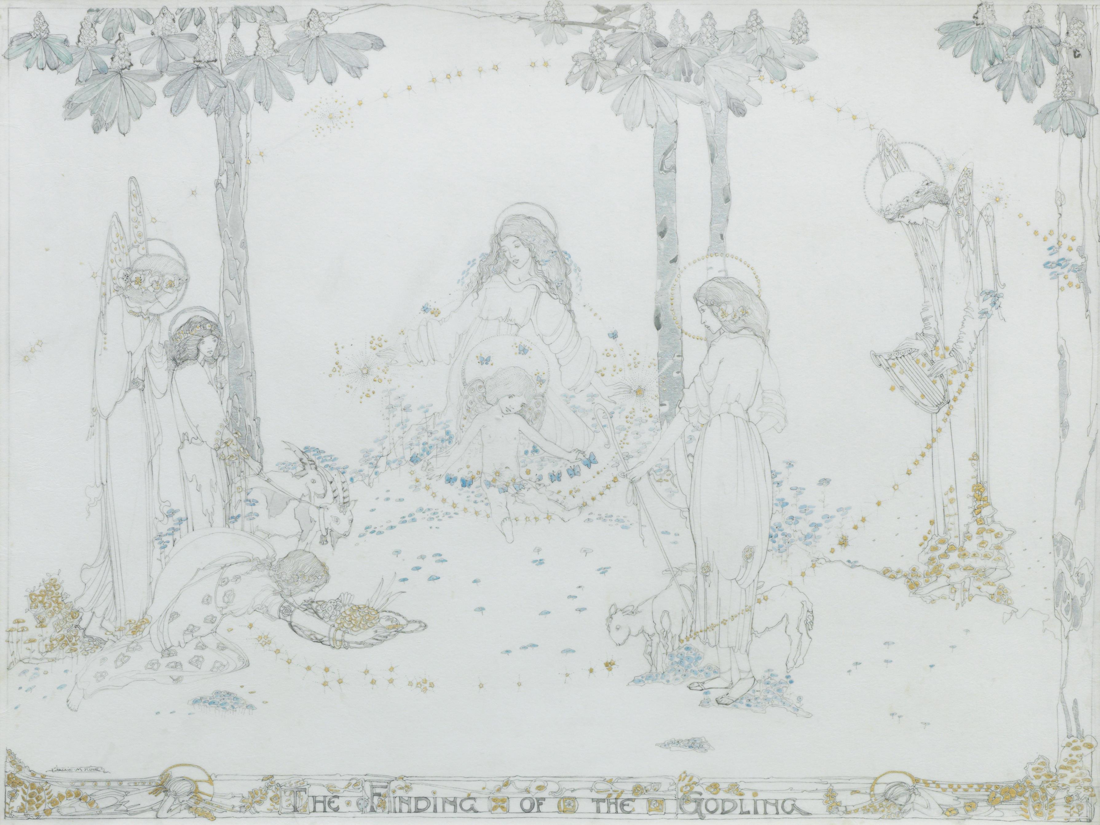 Jessie Marion King | The Finding of the Godling | MutualArt