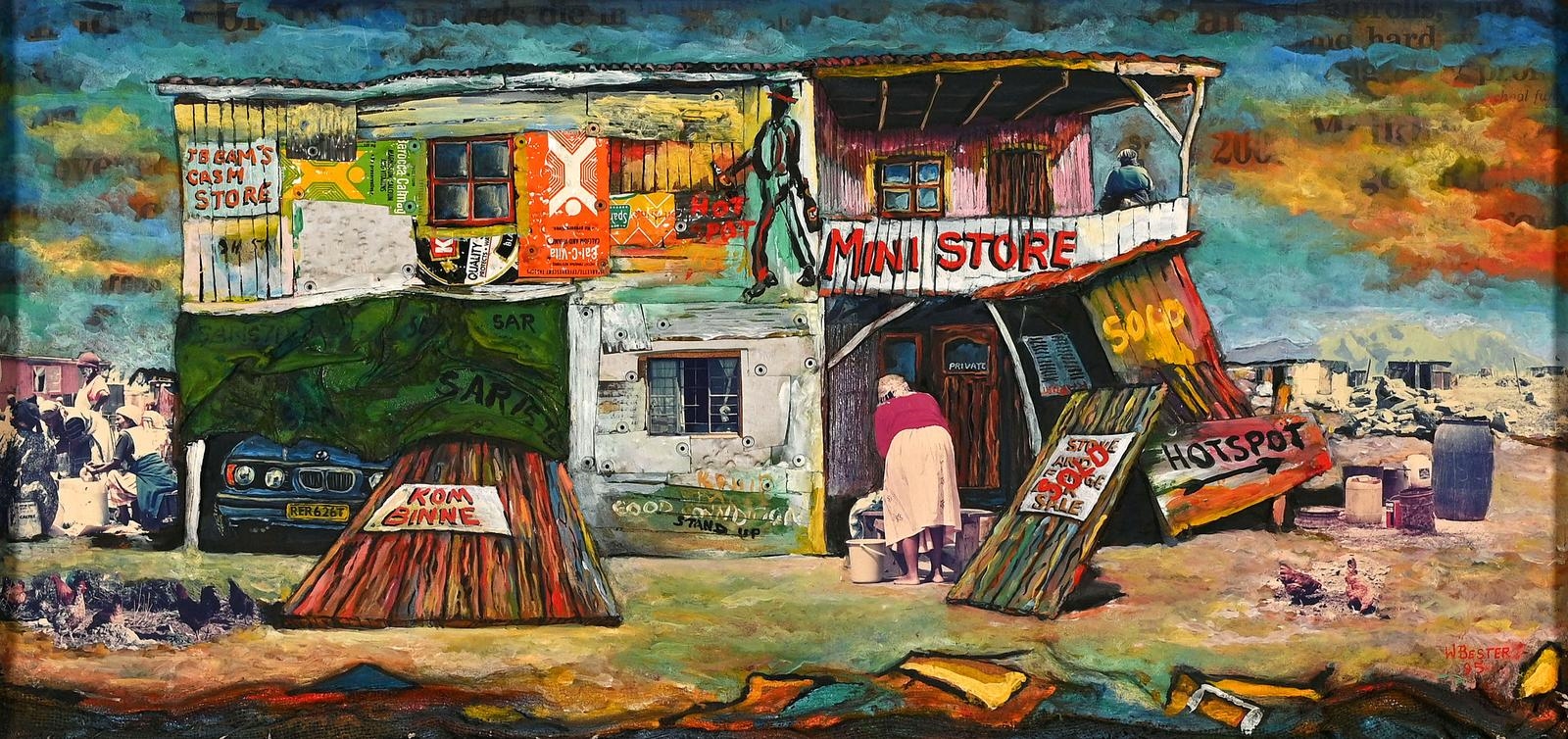 Willie Bester | Protest (1990) | MutualArt