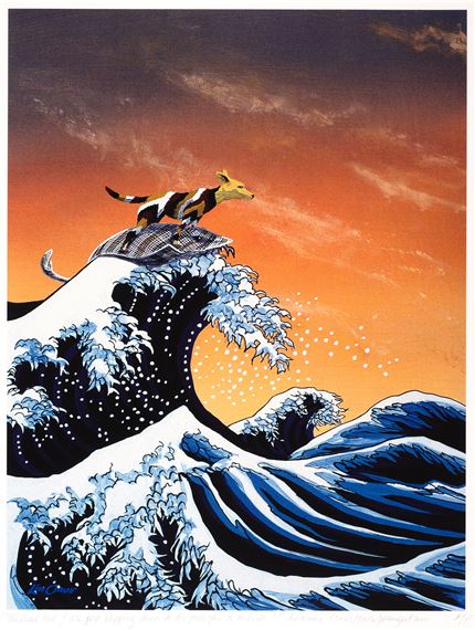 Lin Onus | The Ongoing Adventures of X and Ray (2000) | MutualArt