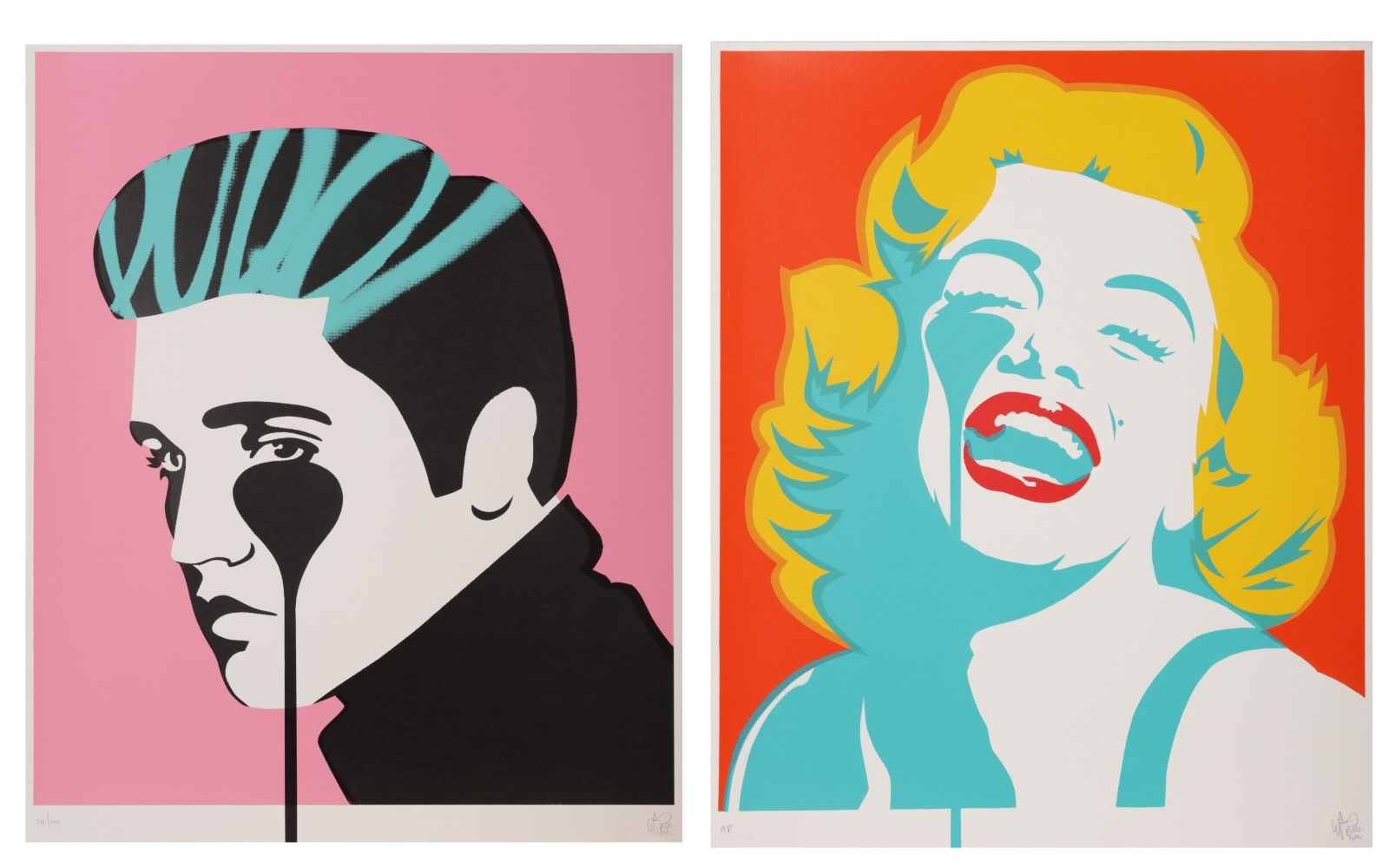 Pure Evil | Elvis Presley King Creole Pink and Screaming Marilyn, Green ...