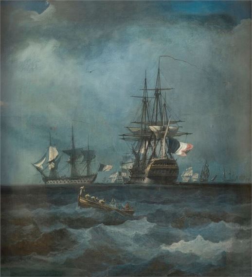 Alexandre Jean Noël | Galleon with three masts (1810) | MutualArt