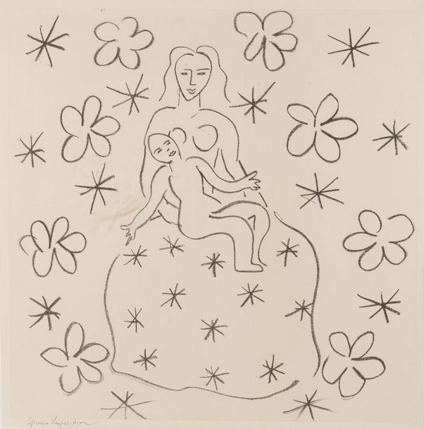 Henri Matisse | Large Virgin and Child | MutualArt