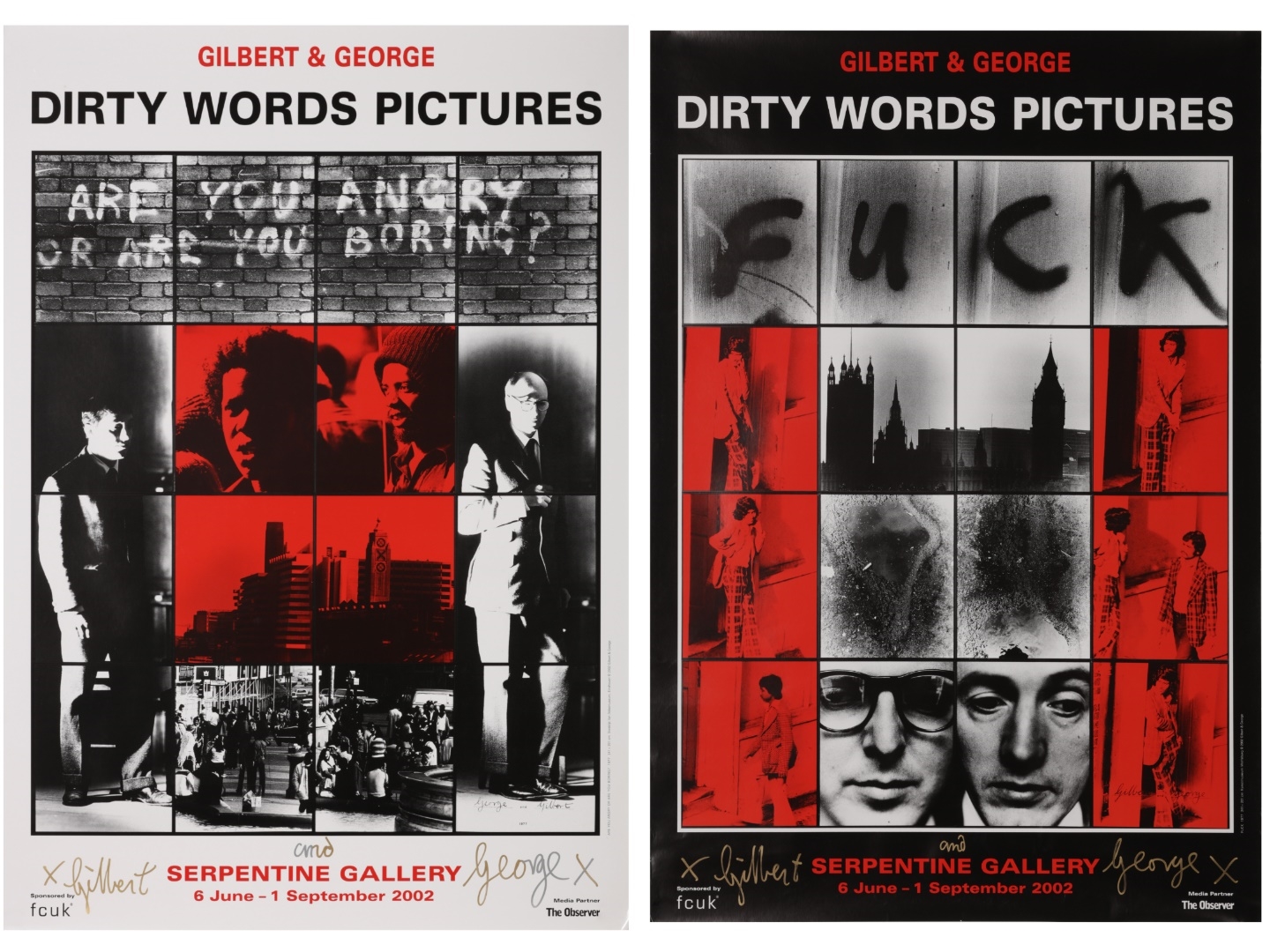 Gilbert & George | Dirty Words Pictures (2002) | MutualArt