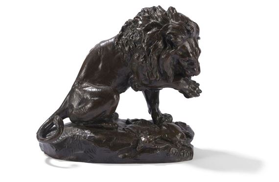 Charles Valton | FIGURE OF A LION | MutualArt