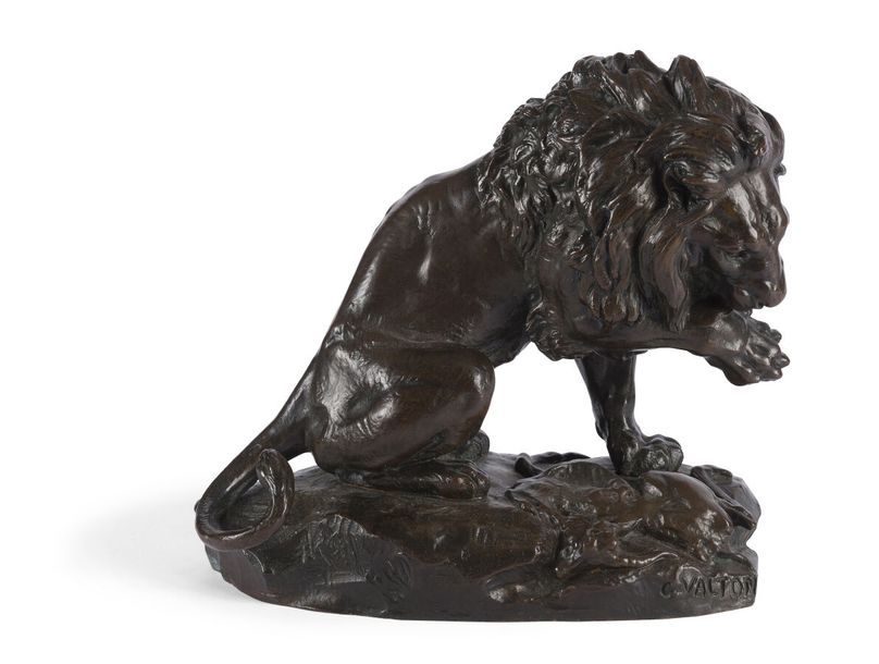 Charles Valton | FIGURE OF A LION | MutualArt