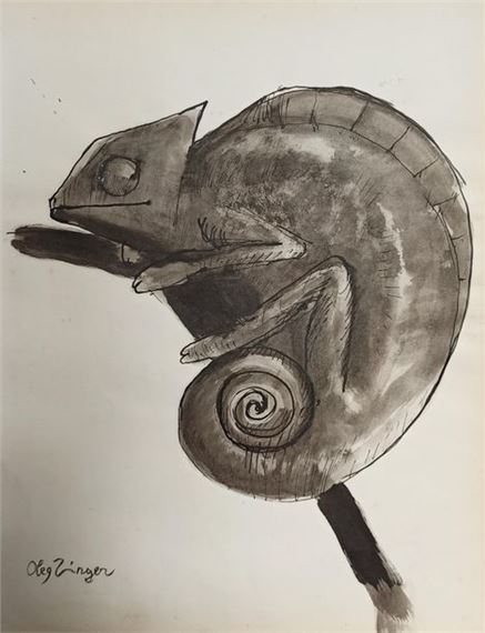 Oleg Zinger | The chameleon | MutualArt