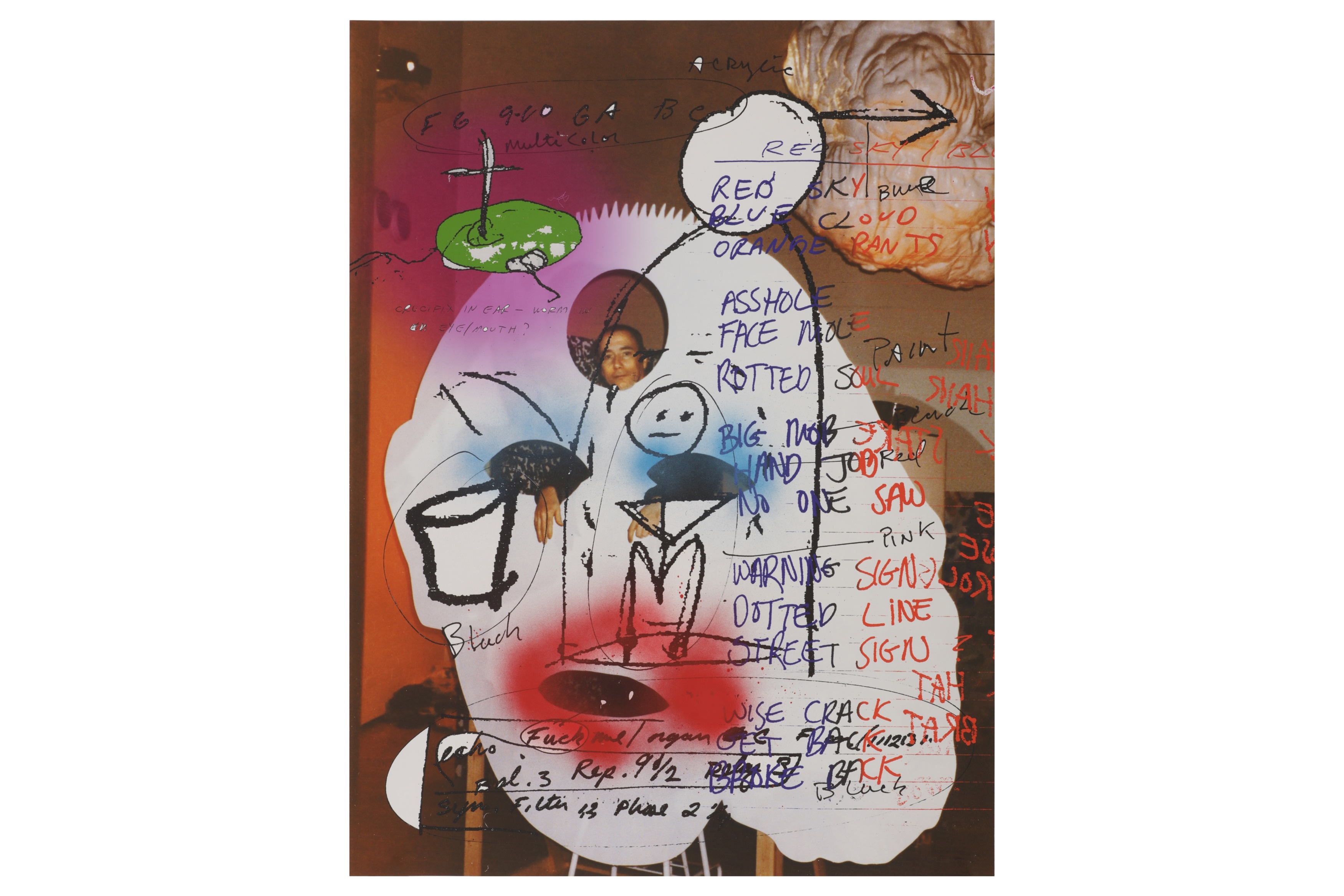 Tony Oursler | Ear Worm (2013) | MutualArt