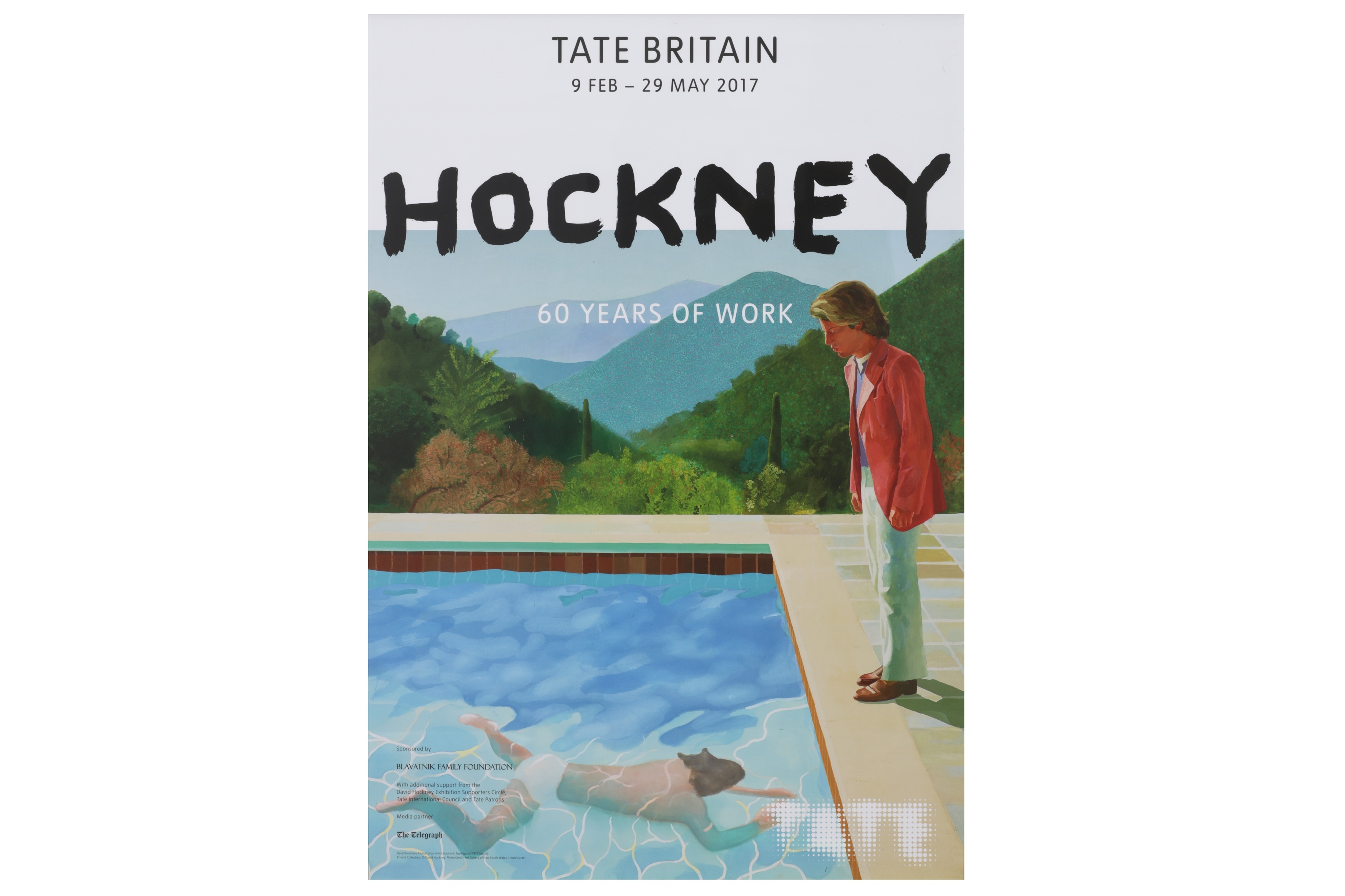David Hockney | 60 Years of Work Tate Exhibition Posters (2017) | MutualArt