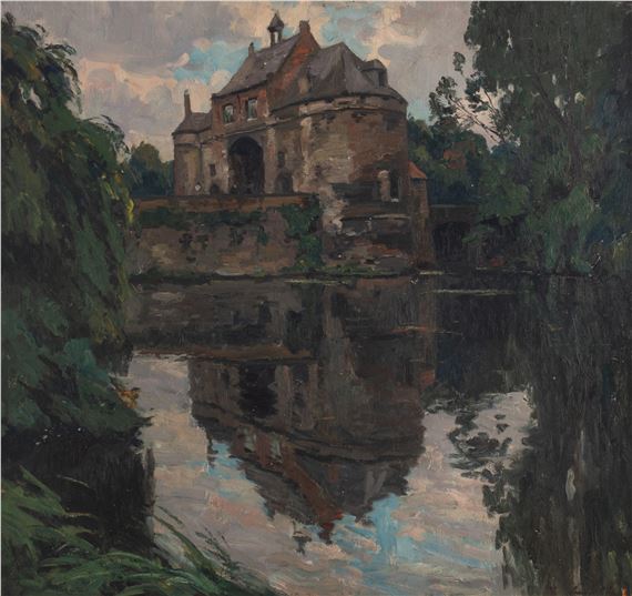 Louis Liévin Théophile Clesse | view of the Ezelpoort in Bruges | MutualArt