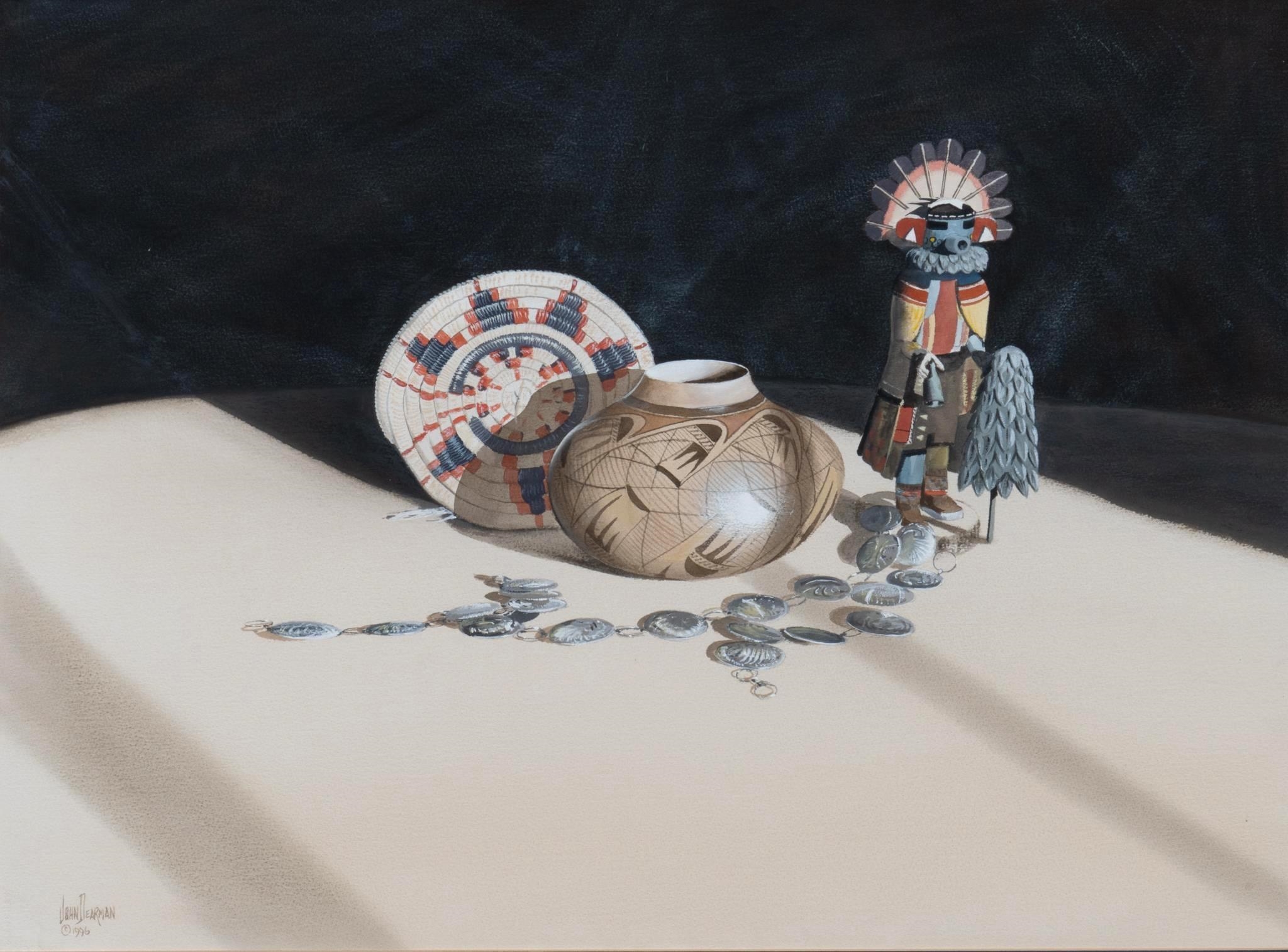 John Dearman | Native American Artifacts Still Life (1996) | MutualArt