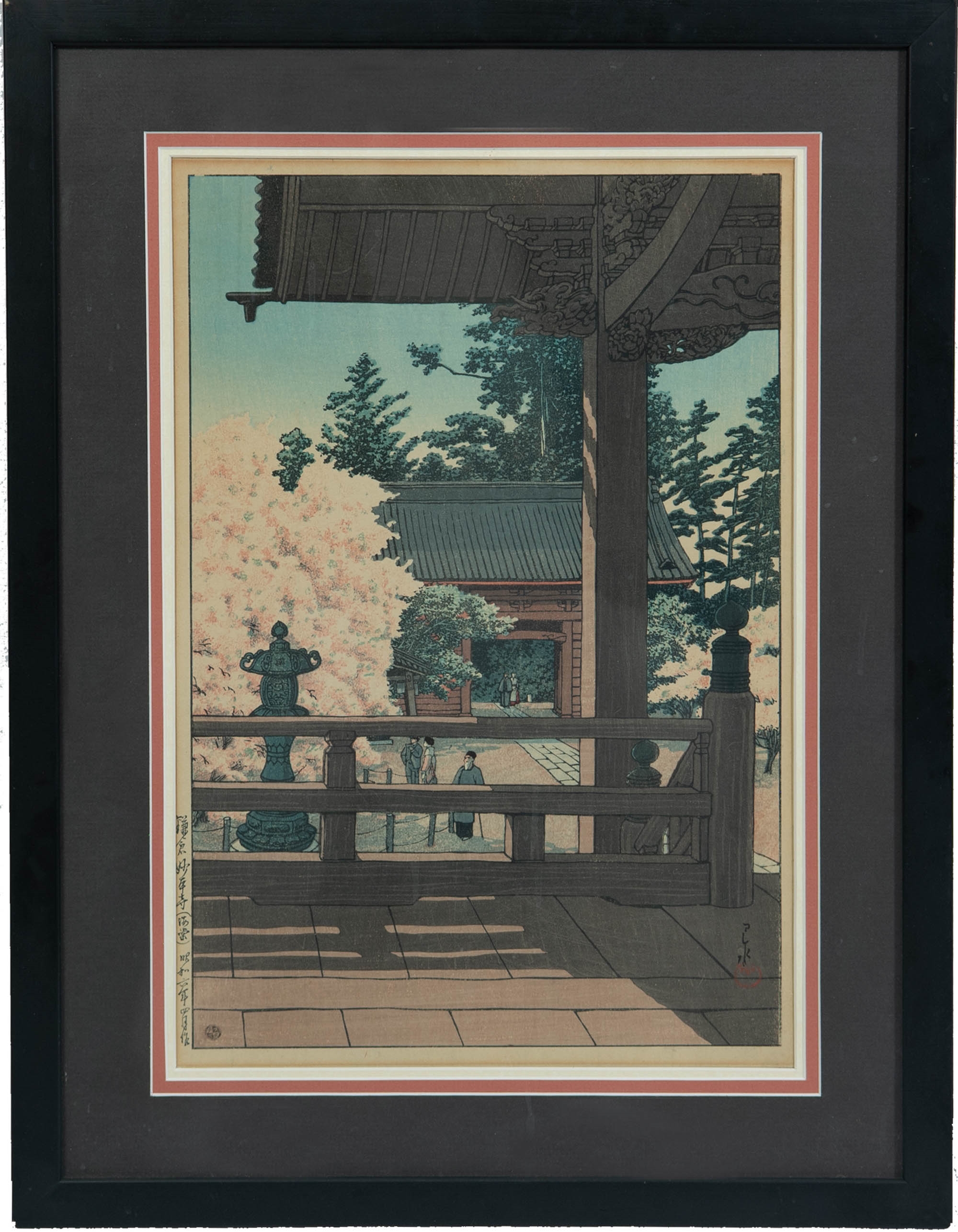 Hasui Kawase | Matoba in Takehara; Myohonji Temple | MutualArt