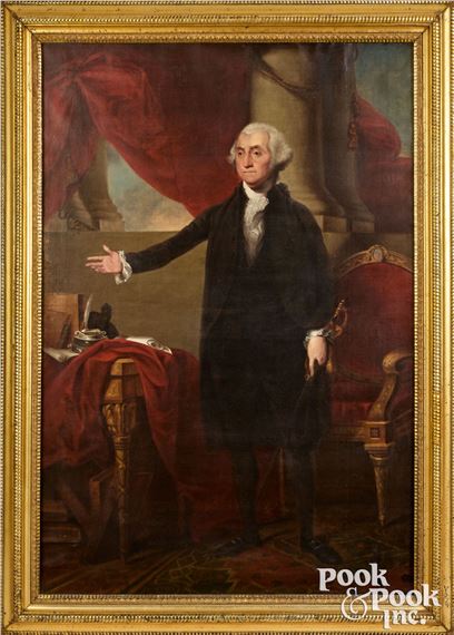 Gilbert Stuart Newton | portrait of George Washington | MutualArt