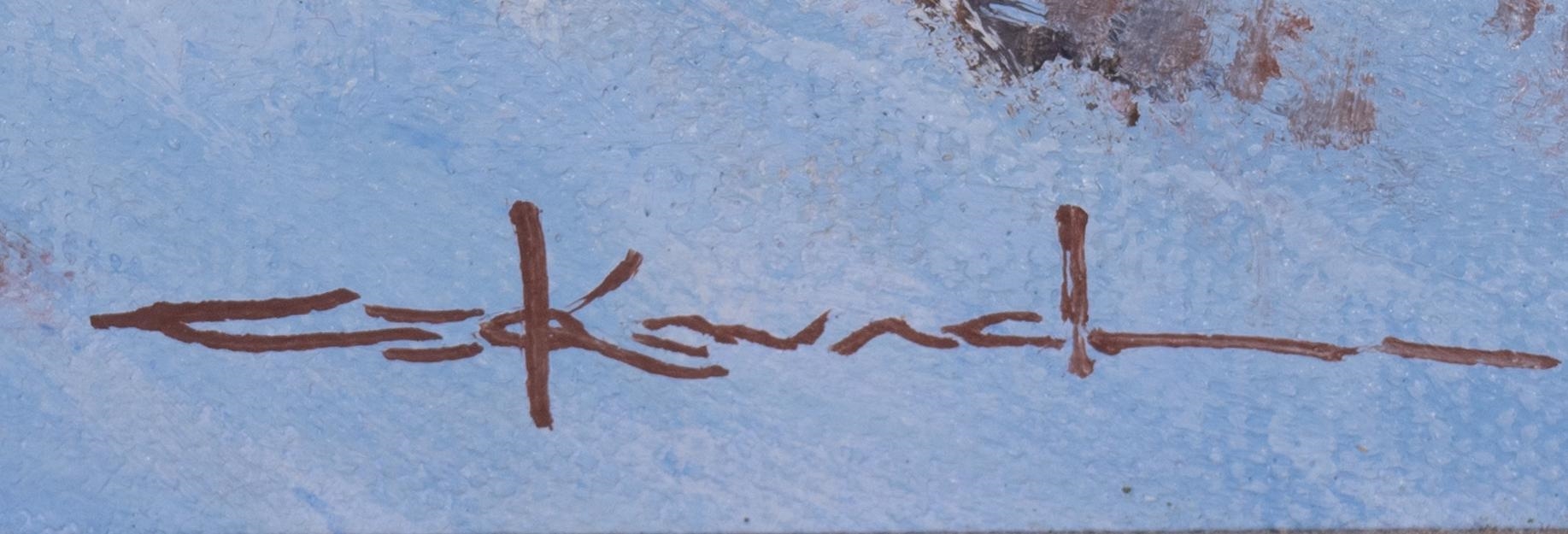 George Kovach | Snowy Sunset | MutualArt