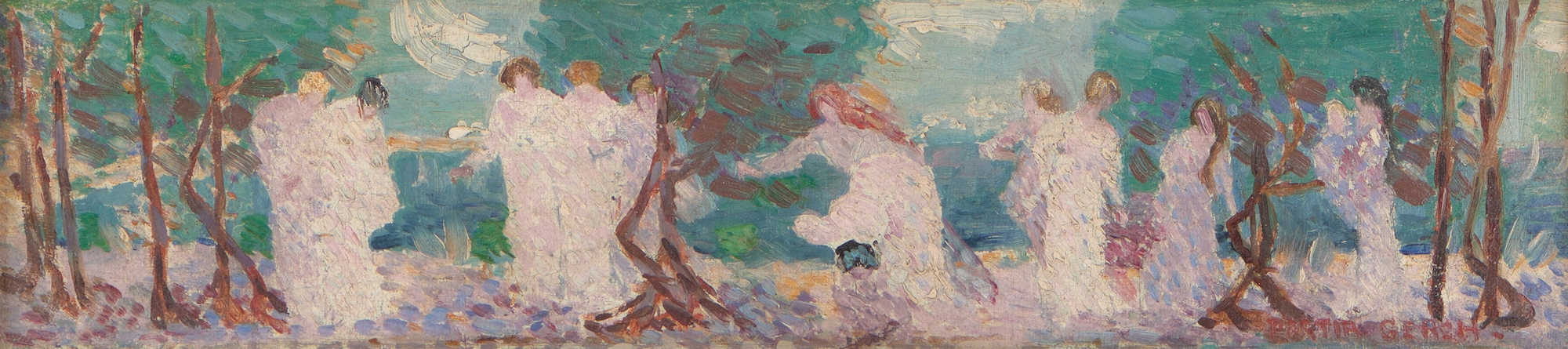 Portia Geach | Figures in Landscape | MutualArt