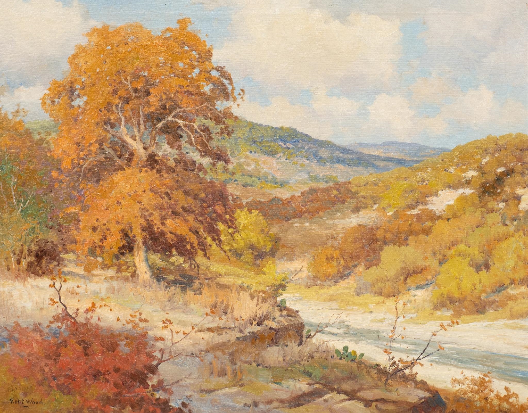Robert W. Wood | Texas Autumn Landscape | MutualArt
