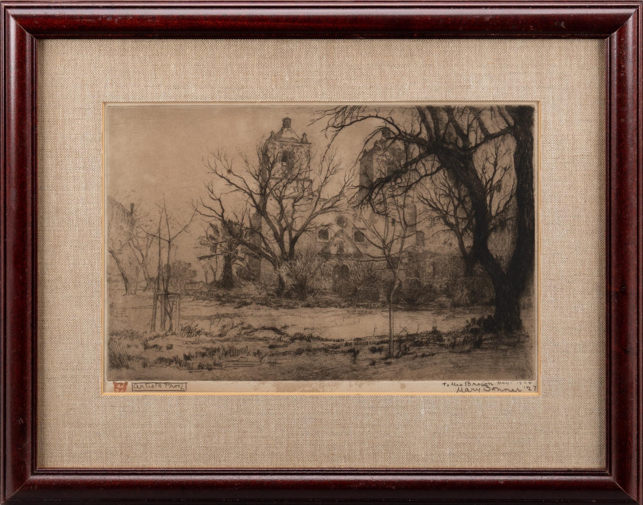 Mary Bonner | Mission Concepcion (1927) | MutualArt