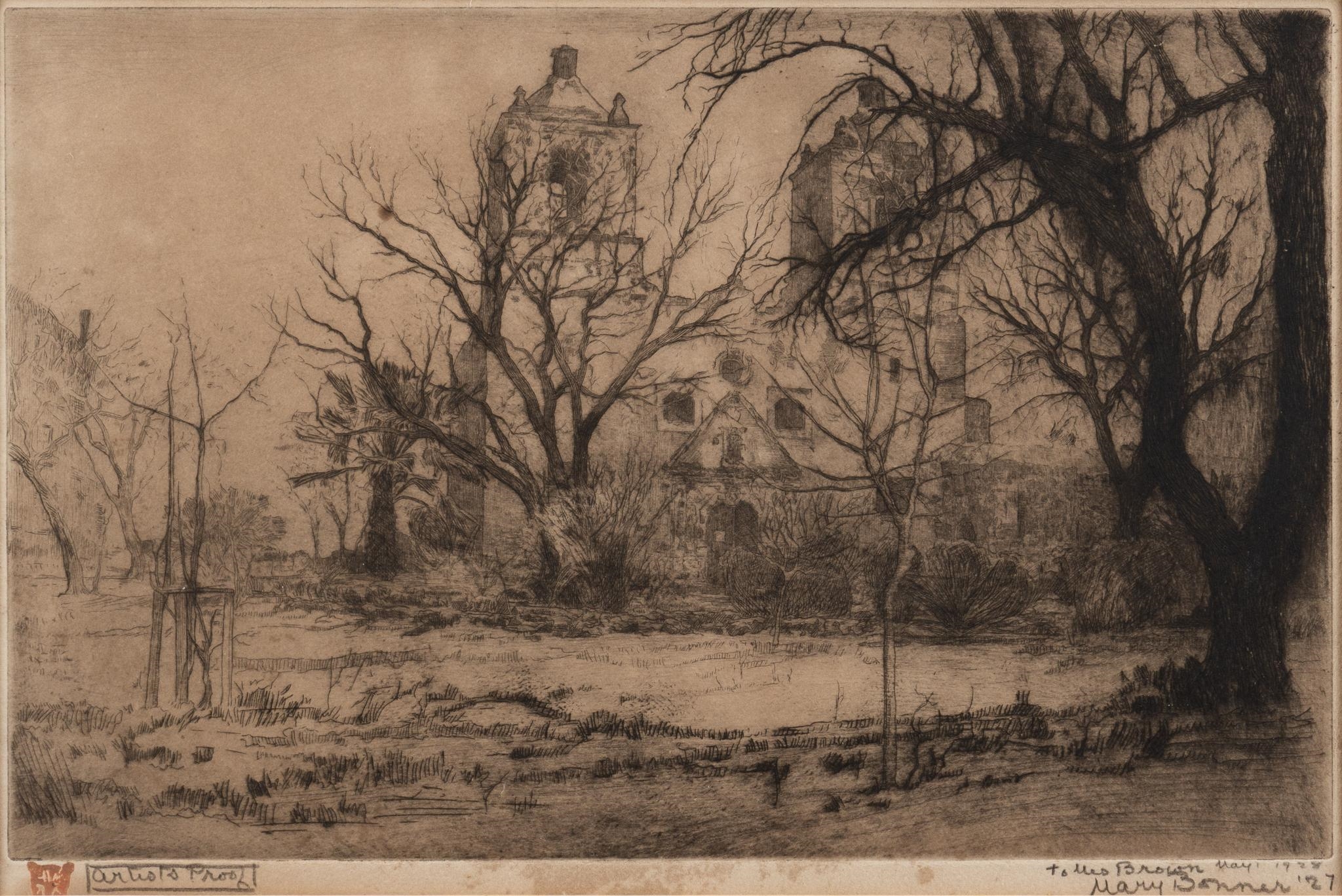 Mary Bonner | Mission Concepcion (1927) | MutualArt