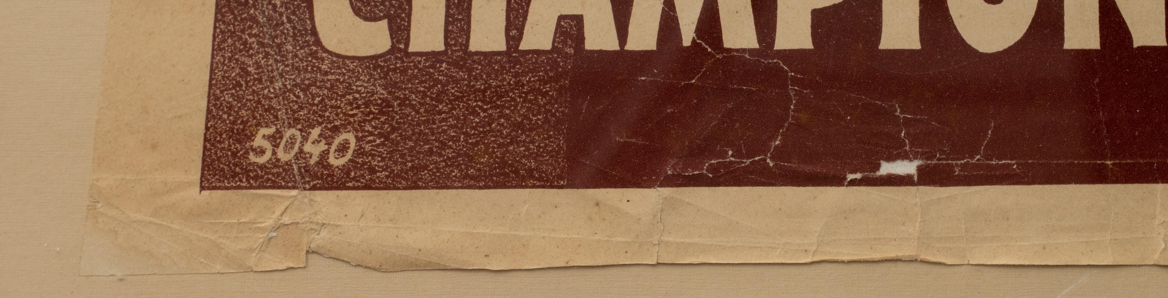 Adolph Friedländer | A vintage poster of the Belgian wrestler Alphonse ...