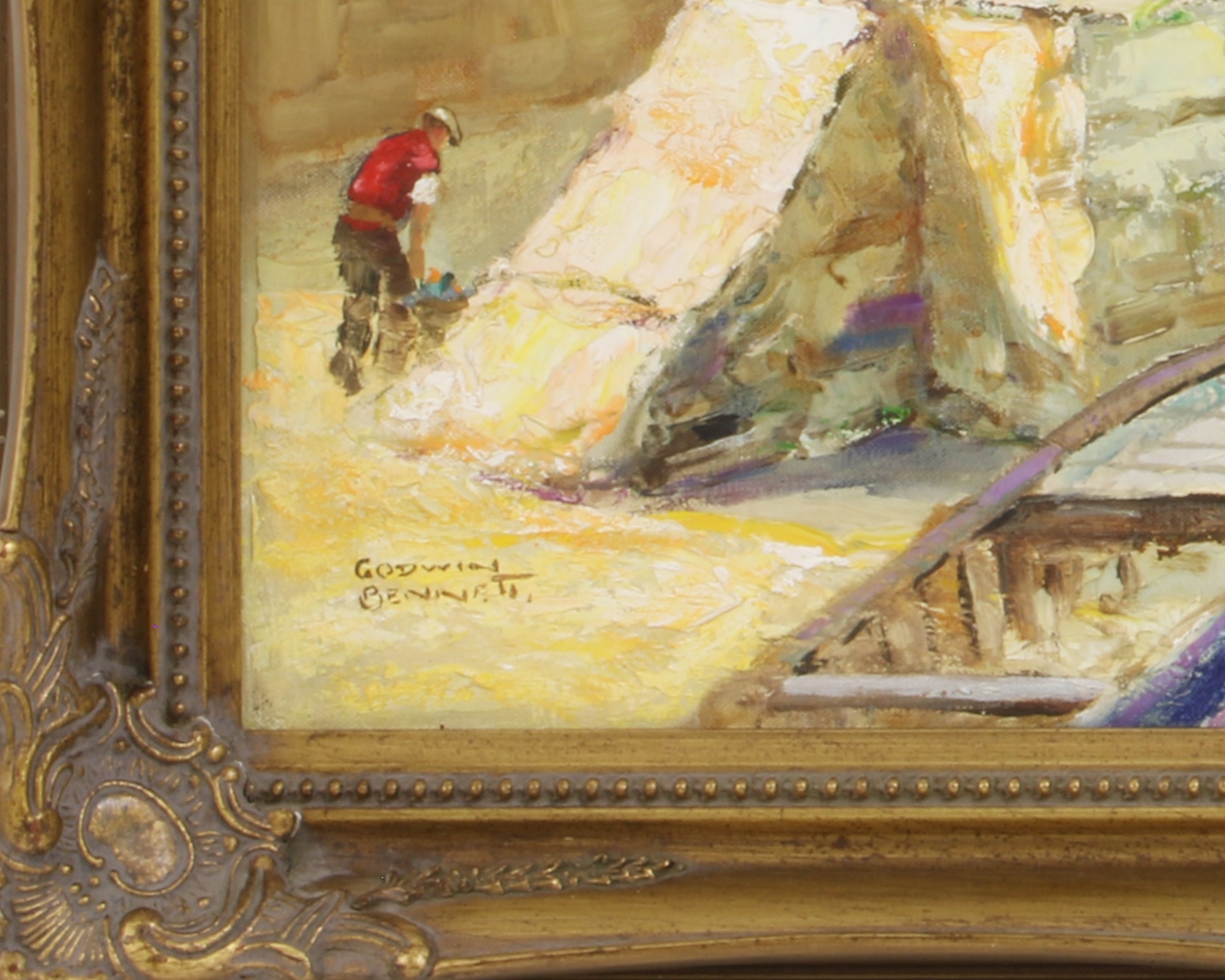Godwin Bennett | The House on the Props Polperro | MutualArt