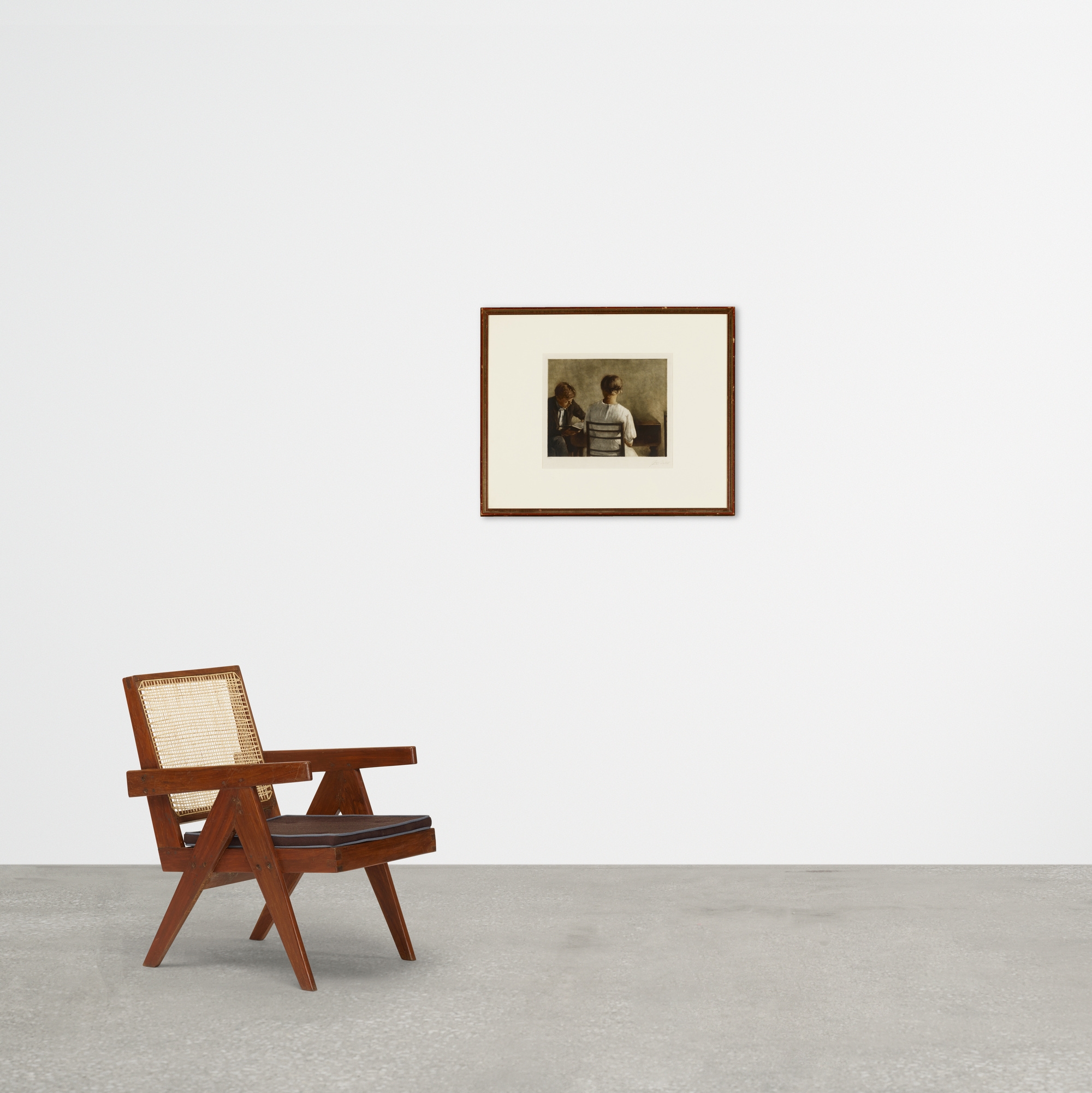 Peter Ilsted | Two Young People (1913) | MutualArt