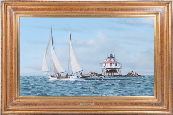 David Turnbaugh | Bugeye at Thomas Point Light | MutualArt