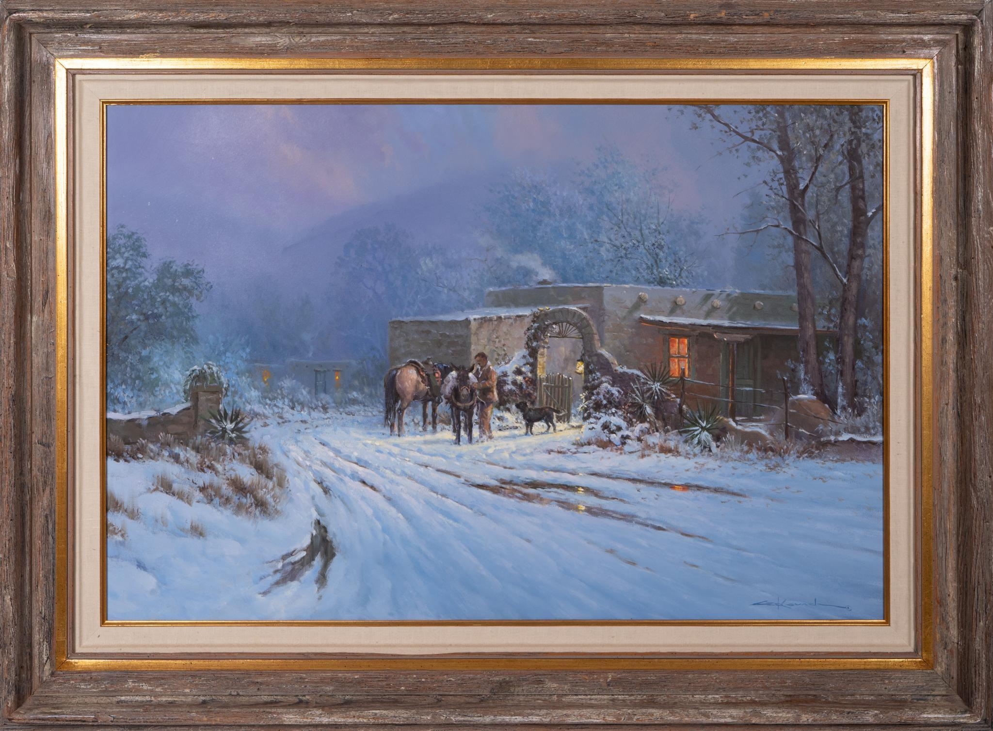 George Kovach | Horses in the Snow | MutualArt