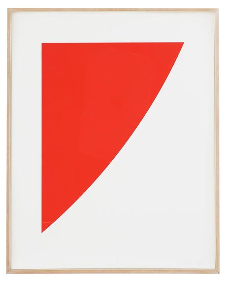 Ellsworth Kelly | Red Curve | MutualArt
