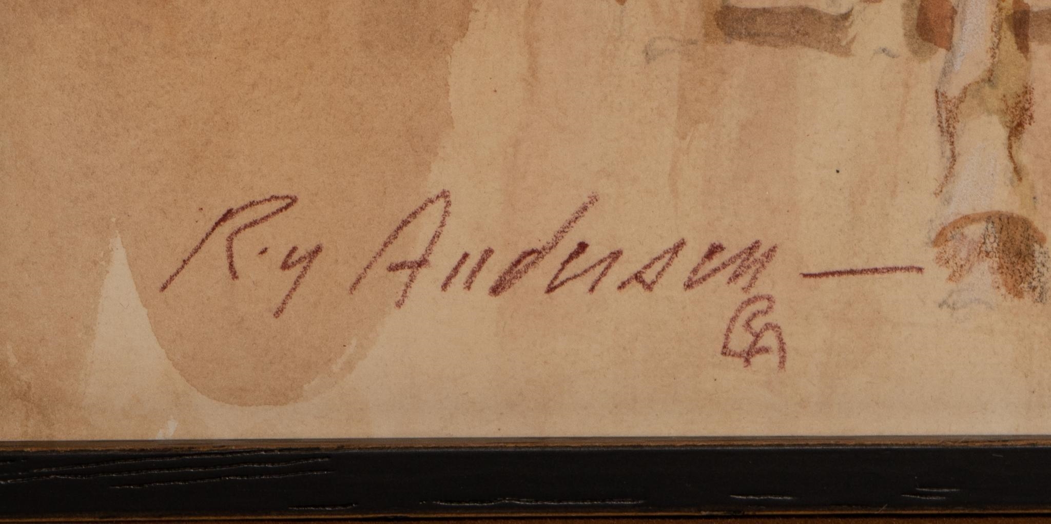 Roy Andersen | Native American on Horseback | MutualArt