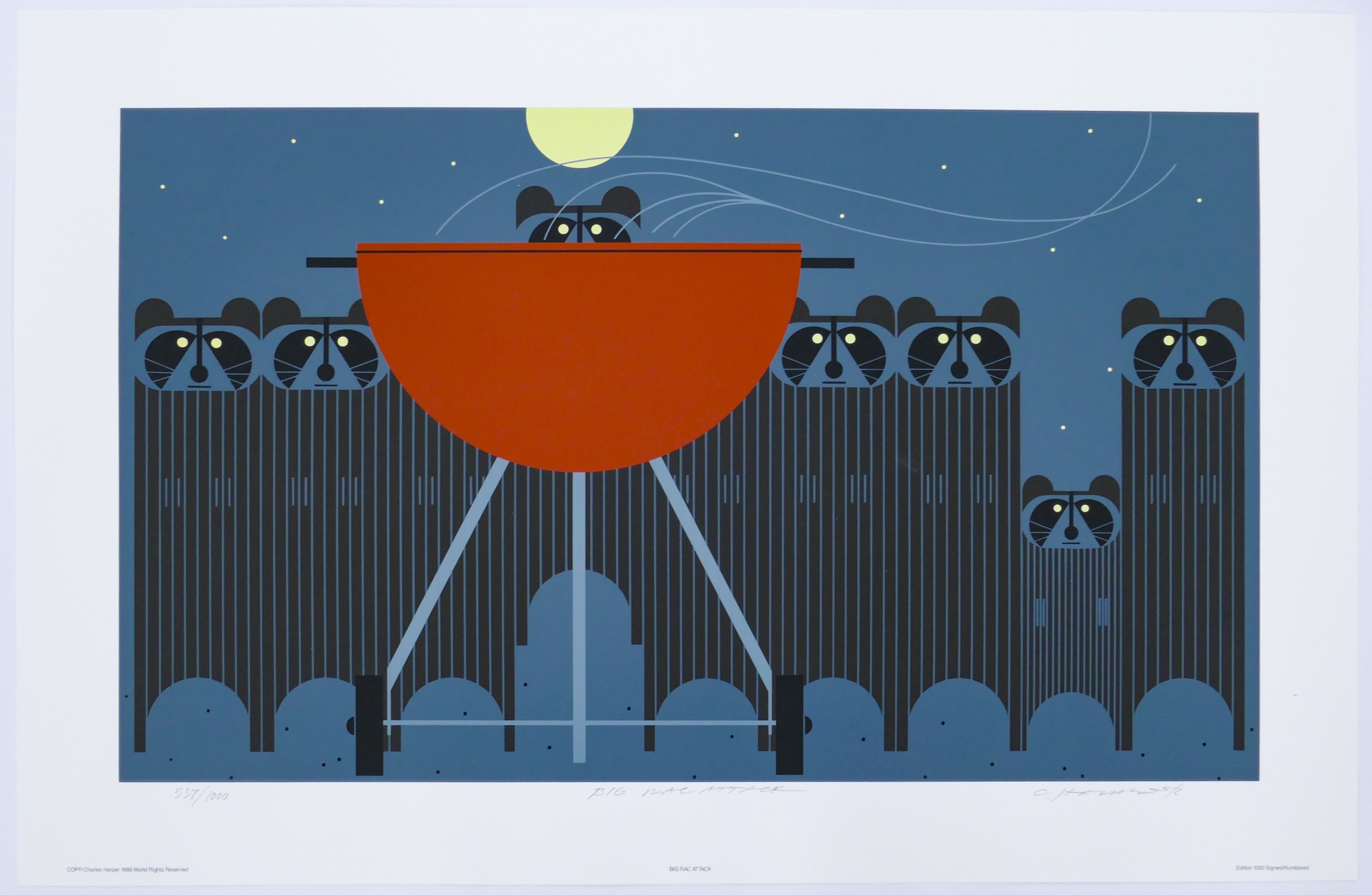Charley Harper | BIG RAC ATTACK (1988) | MutualArt