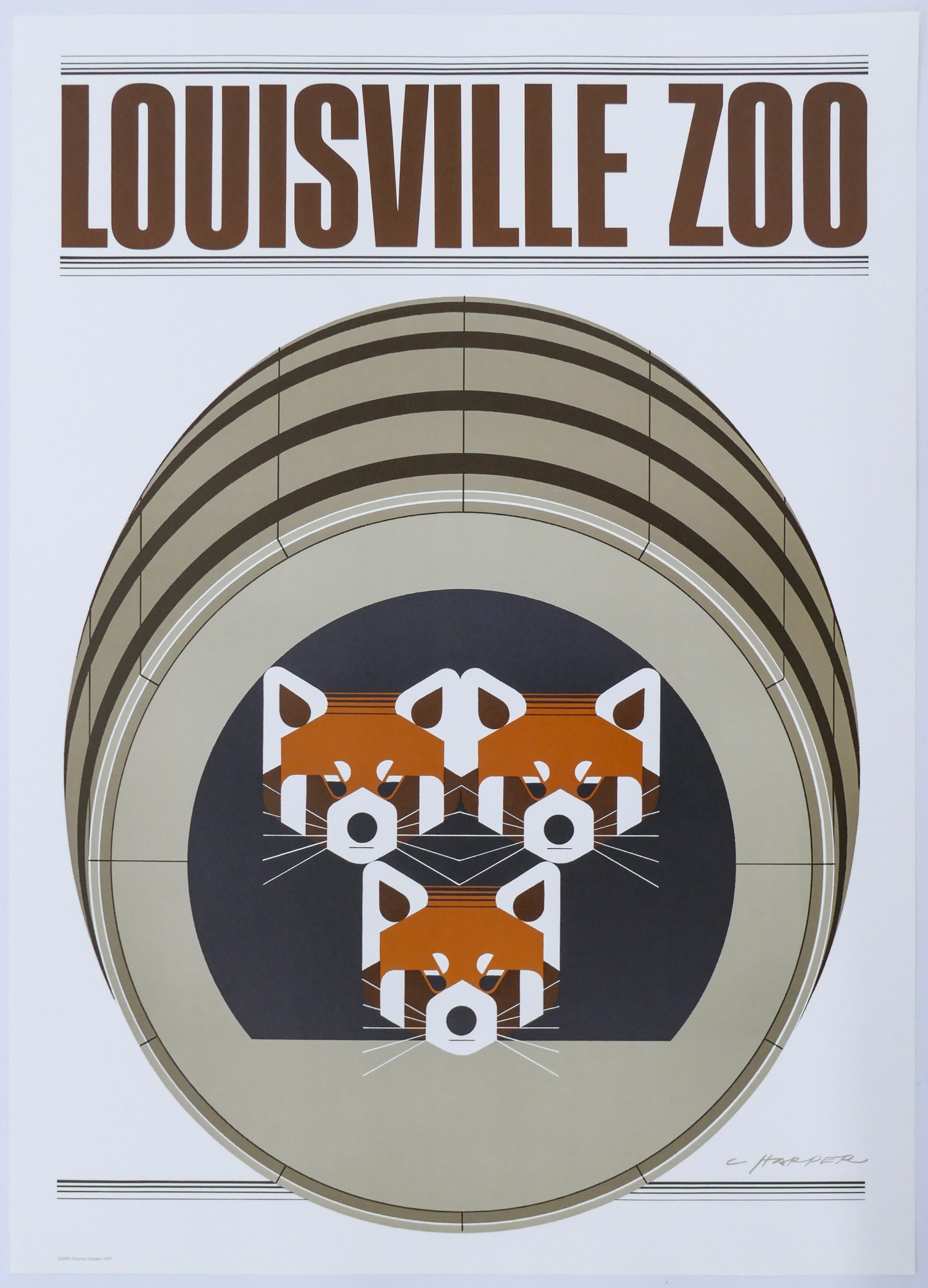 Charley Harper | LOUISVILLE ZOO (1977) | MutualArt