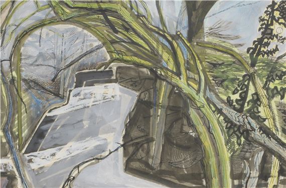 Edward Bawden | The River Pant Essex (1954) | MutualArt